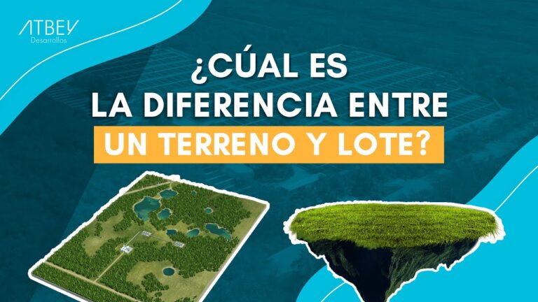 Diferencia entre lote y terreno: Cuál elegir para construir tu hogar ...